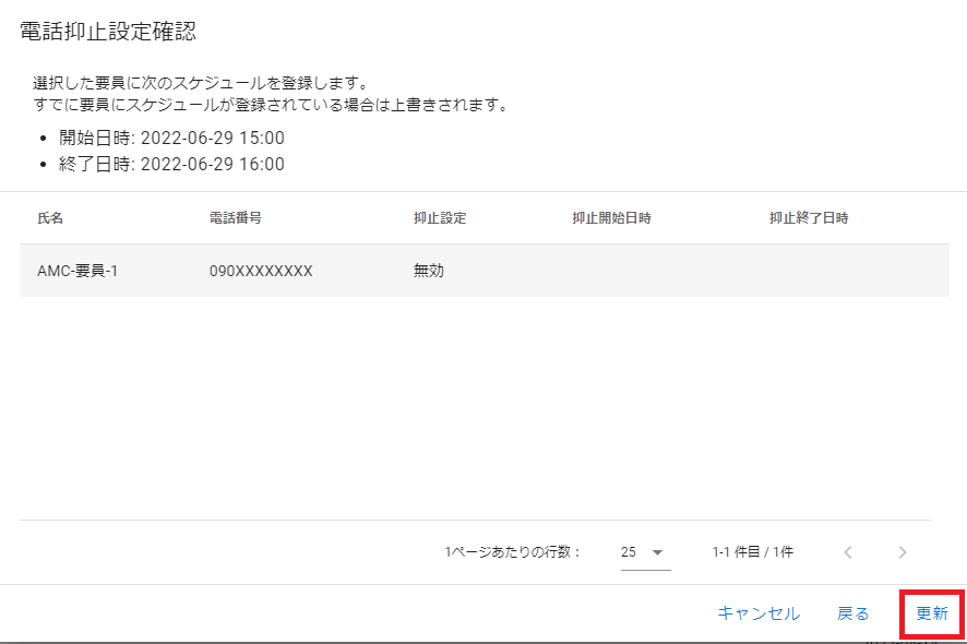 7. 要員管理 | WebSAM Automatic Message Call マニュアル